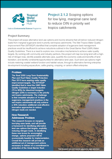 Factsheets – Round 2 – NESP TWQ